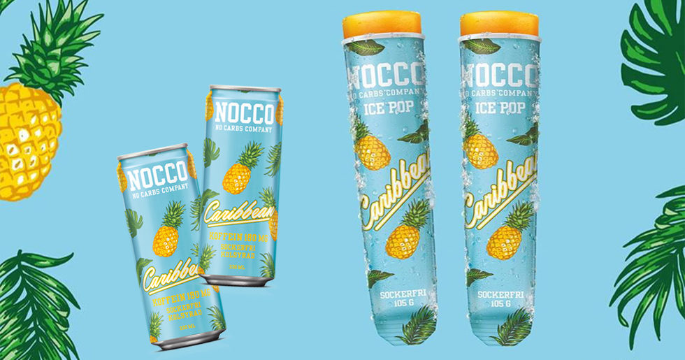 NOCCO lanserar sockerfri isglass med ananassmak | ELLE